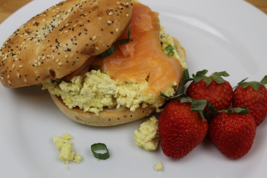 Smoked Salmon Breakfast Bagel - Renee's Kitchen Quest