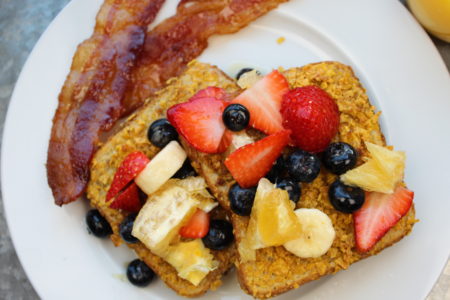 Crunchy French Toast With Fruit Topping - Renee's Kitchen Quest